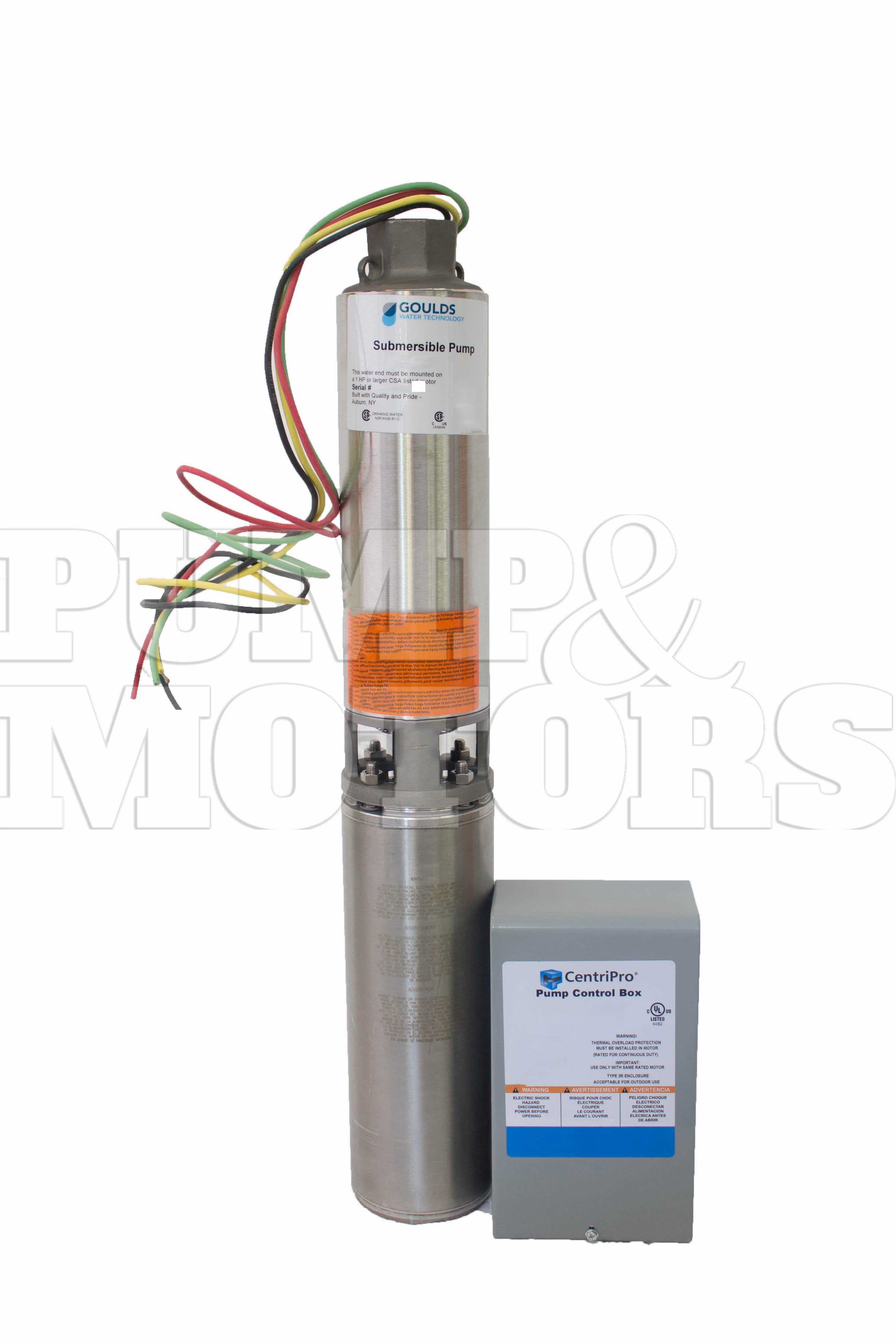 65GS20434C Goulds 65GPM Submersible Water Well Pump 2HP [65GS20434C ...